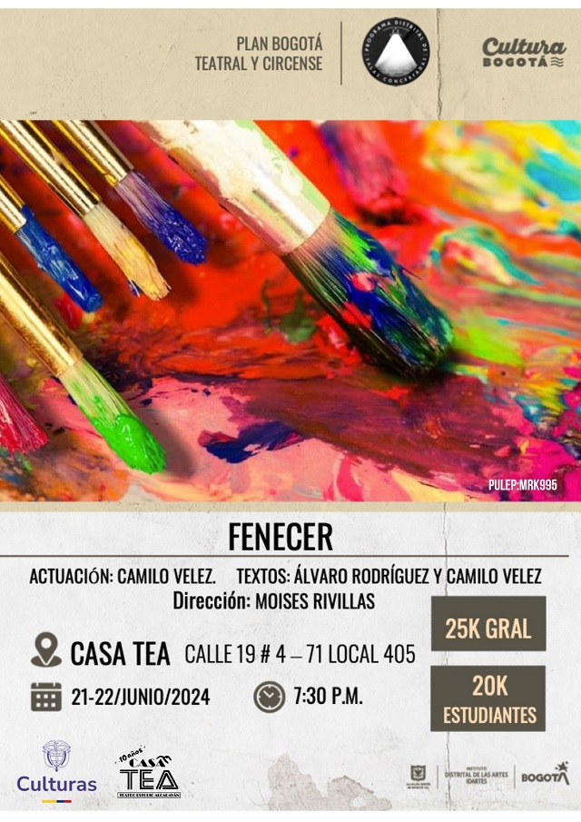 Sercolombiano | FENECER SE PRESENTA EN CASA TEA ESTE 21 Y 22 DE JUNIO ...